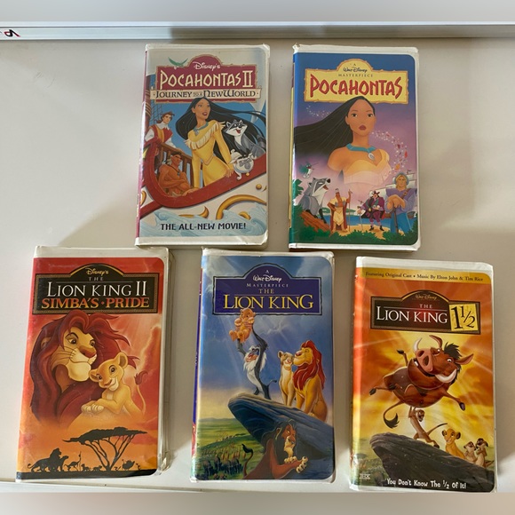 Disney | Media | Disney Vhs Lion King Lion King 2 Lion King 12 ...